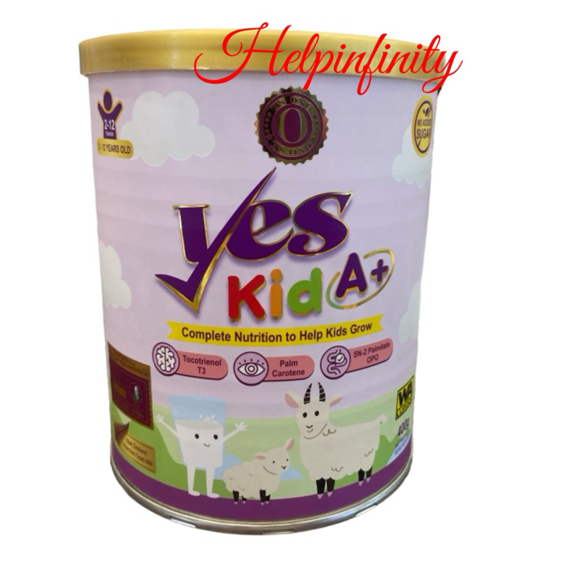 Yes Kid A+ Complete Nutrition 400g To Help Kids Grow Added Tocotrienol ...