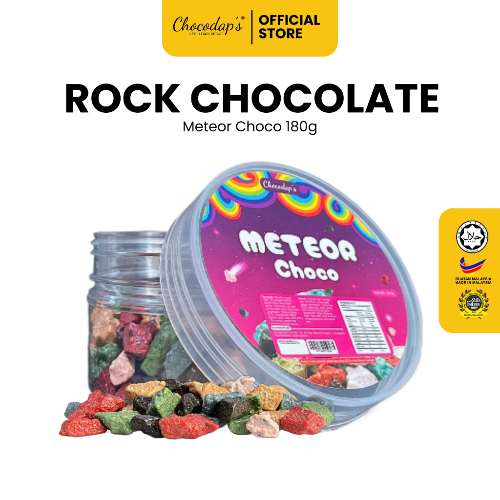 Chocodaps Meteor Chocolate Snack Coklat Batu Rocky Stone Ala Smarties ...