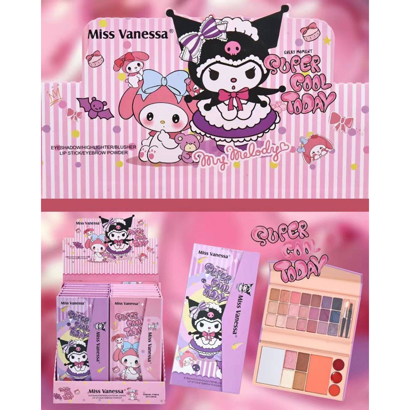 KUROMI EYESHADOW PALETTE COMPLETE | Shopee Malaysia