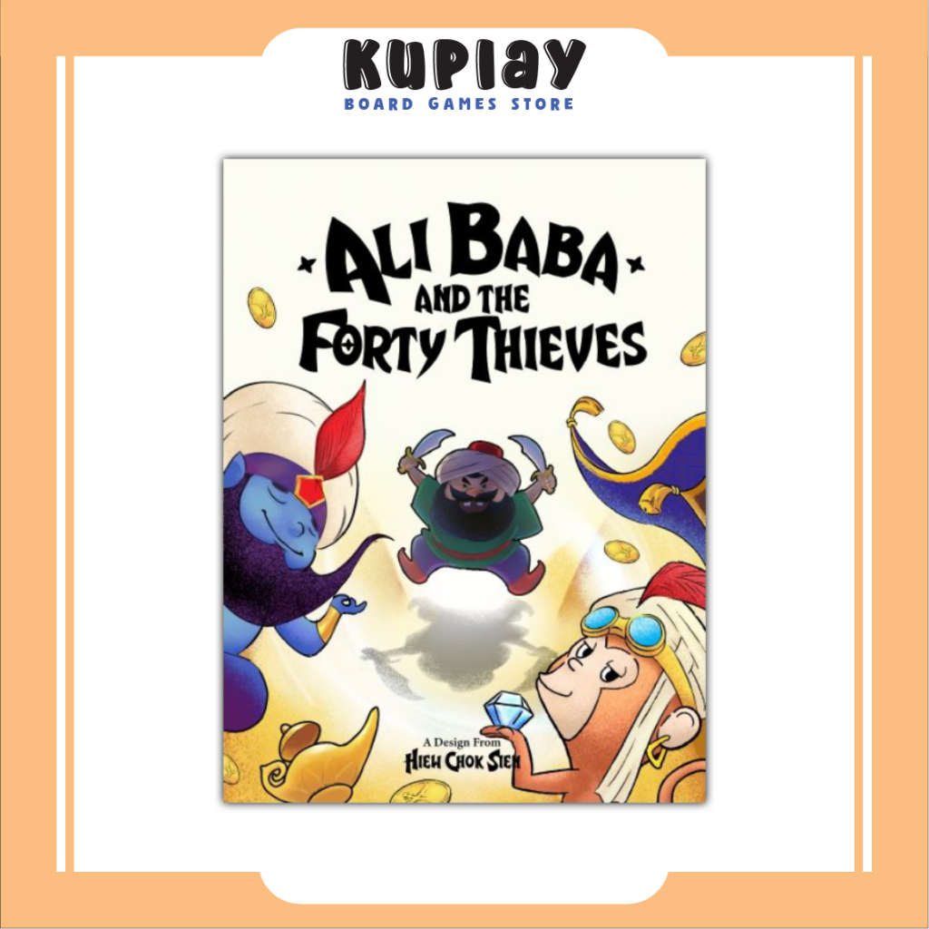 Ali Baba and the Forty Thieves (Original) Push Your Luck board game ...