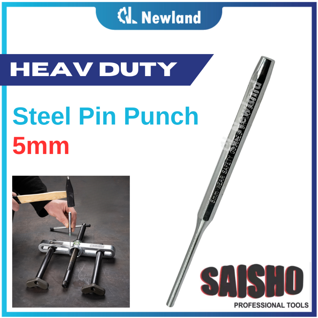 Saisho Pin Punch / Punch Pin / Pin Puncher - Cr-Mo Steel (Mirror ...