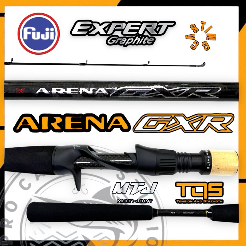 2024 New Expert Graphite Arena GXR Baitcast & Spinning Rod BC ...