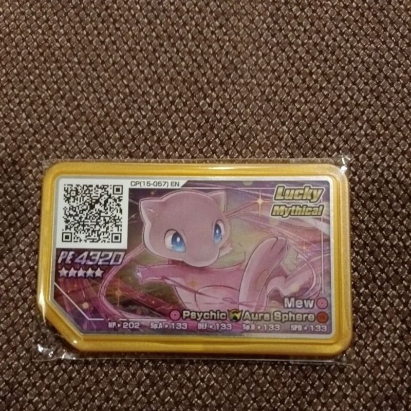 pokemon Gaole lucky star: 5 star Mew ..100% original.. | Shopee Malaysia