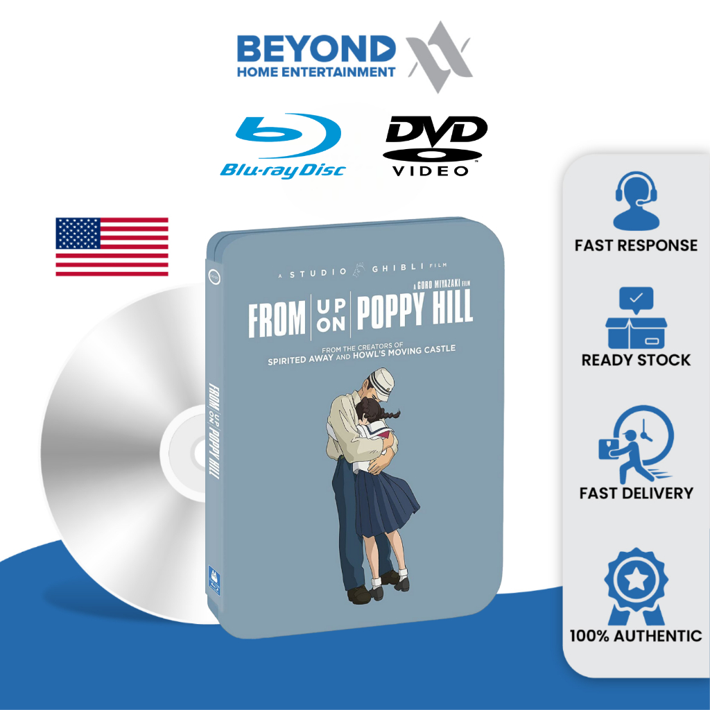 From Up on Poppy Hill Steelbook (Studio Ghibli) [Bluray + DVD] | Shopee Malaysia