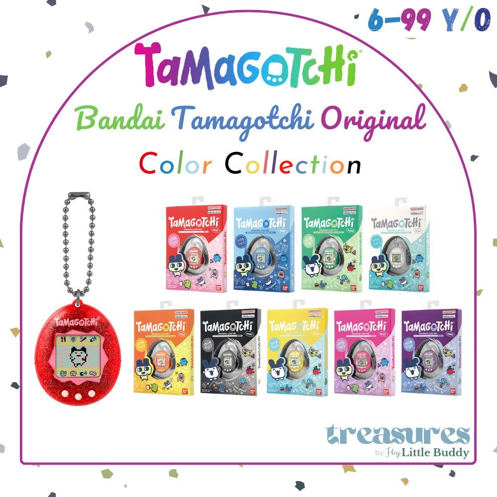 Original Tamagotchi Color Collection Bandai Red White Pink Black Green ...