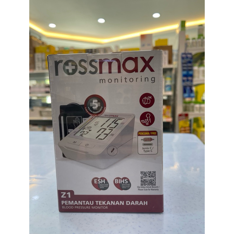 Rossmax Z1 Blood Pressure Monitor * 5 Years Warranty * | Shopee Malaysia