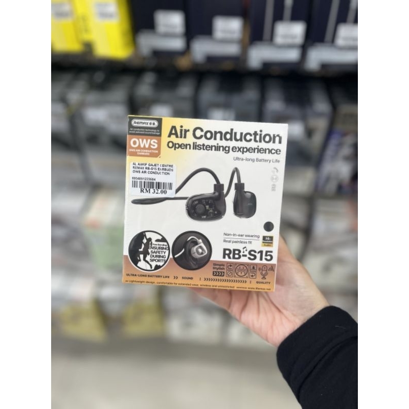 REMAX RB-S15 EARBUDS OWS AIR CONDUCTION | Shopee Malaysia