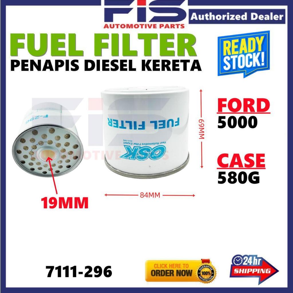 FIS Fuel Filter Ford 5000 Case 580G F-296 7111-296 Penapis Diesel Lori ...