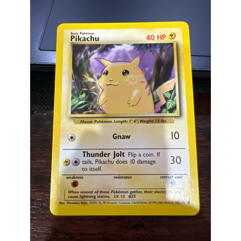 Pokemon Tcg - Pikachu Base set vintage | Shopee Malaysia