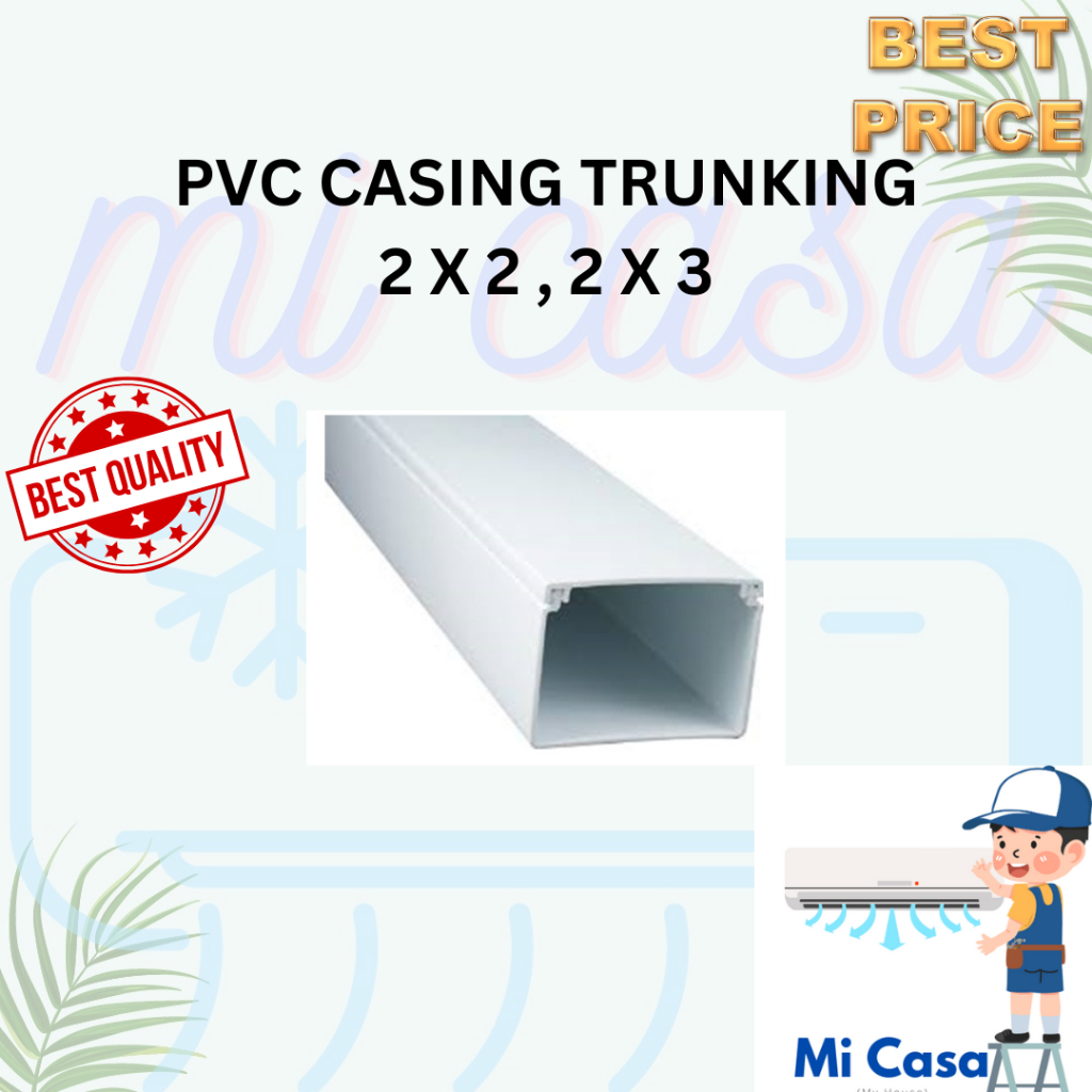 KUCHING SARAWAK EAST MALAYSIA PVC CASING TRUNKING 2 X 2 & 2 X 3 FOR ...