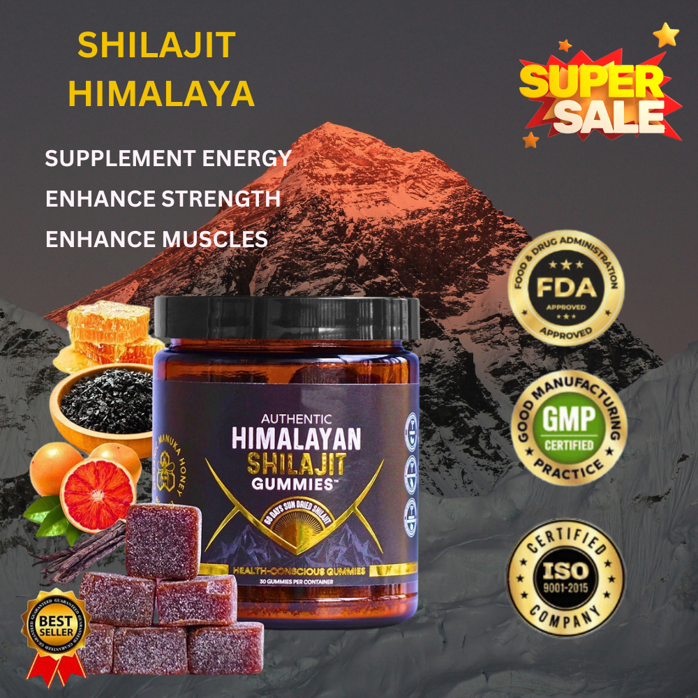 HALAL HIMALAYAN SHILAJIT GUMMIES Original natural essence agglomerate ...