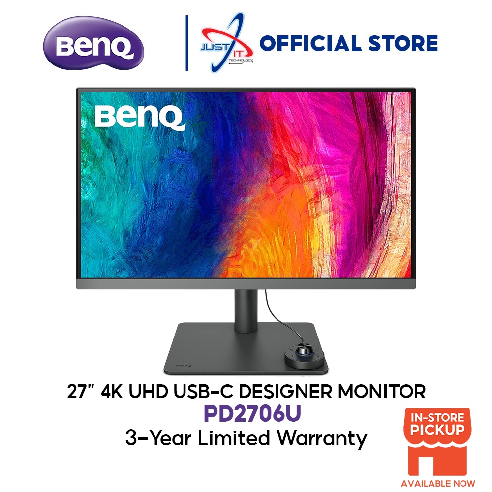 BENQ PD2706U 27" MAC-READY DISIGNER MONITOR ( 27" IPS 4K UHD / 5MS ...