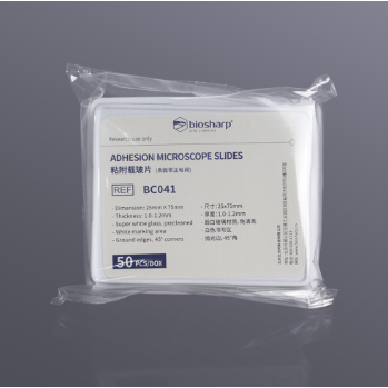 Kaca Slaid Mikroskop/ Adhesion Microscope Slides, 25mm×75mm, Thickness: 1.0-1.2mm, Ground edges ...