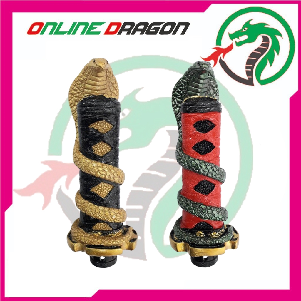 Universal 16.6cm Cobra Snake Samurai Sword Blade Car Gear Knob Manual ...
