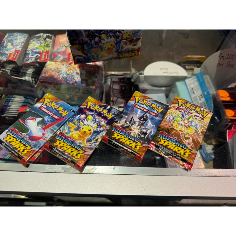 PTCG Surging Sparks Booster Packs ENG Ver | Shopee Malaysia