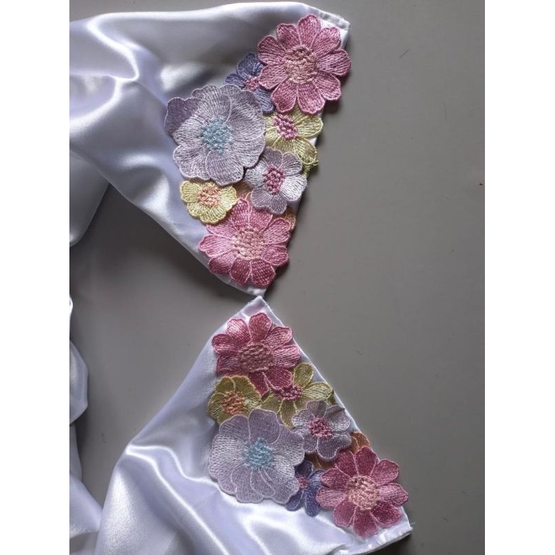 LIMITED QUANTITY, latest trend! SULAM 3D embroidery 3D: khas utk lengan ...