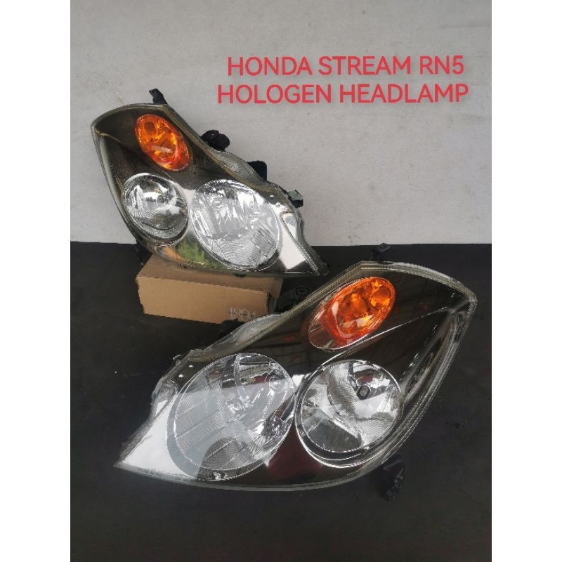 HONDA STREAM RN5 HOLOGEN HEADLAMP LAMPU DEPAN FRONT LIGHT | Shopee Malaysia