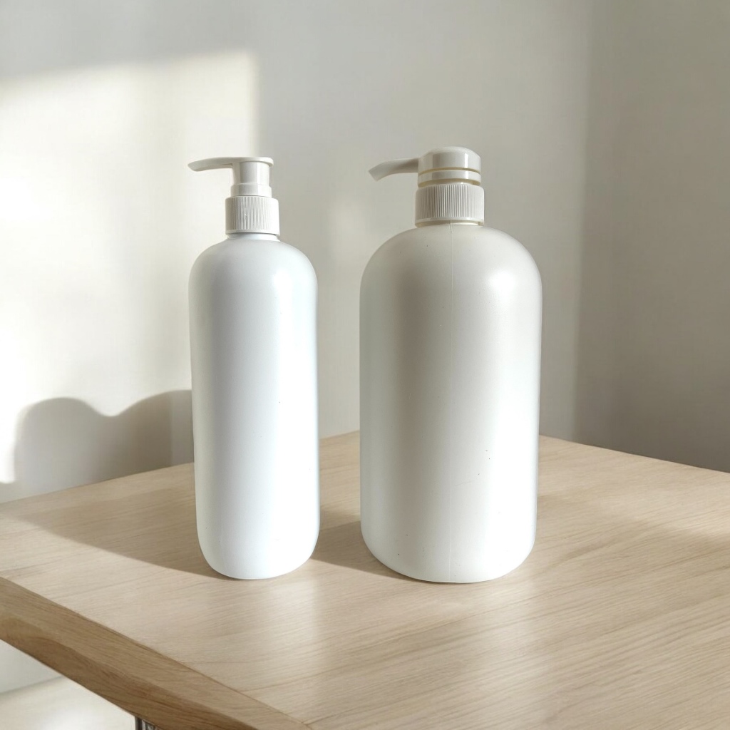 Botol Syampu/Losyen Plastik (500ml/1000ml) - Shampoo/Lotion Bottles ...
