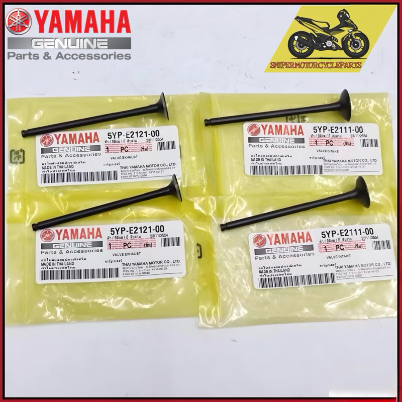 LC135 Y15 Y15Z FZ150 FZ LC Y15 INTAKE & EXHAUST VALVE ENGINE VALVE SET ...