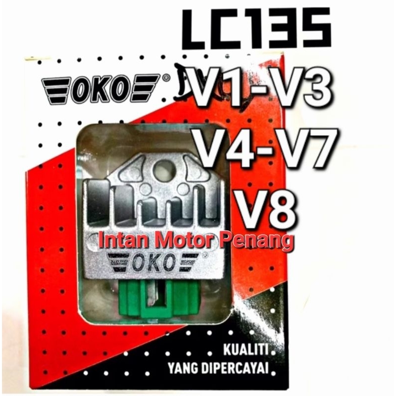 OKO Regulator Rectifier Assy Assembly Yamaha LC135 LC V1 V2 V3 V4 V5 V6 V7 V8 LC135 5S LC5S ...