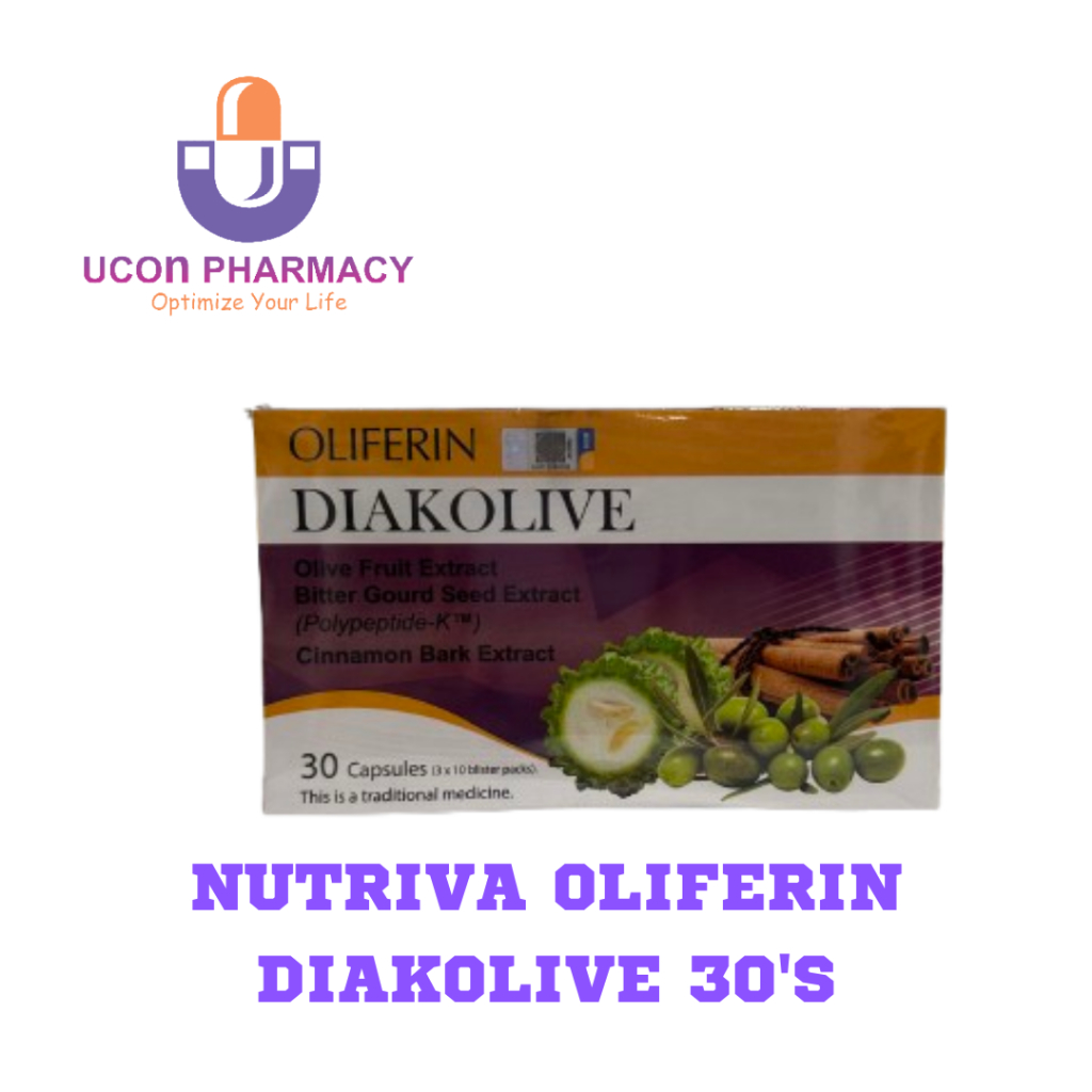 NUTRIVA Oliferin Diakolive capsules (30's) [28/2/2026] | Shopee Malaysia