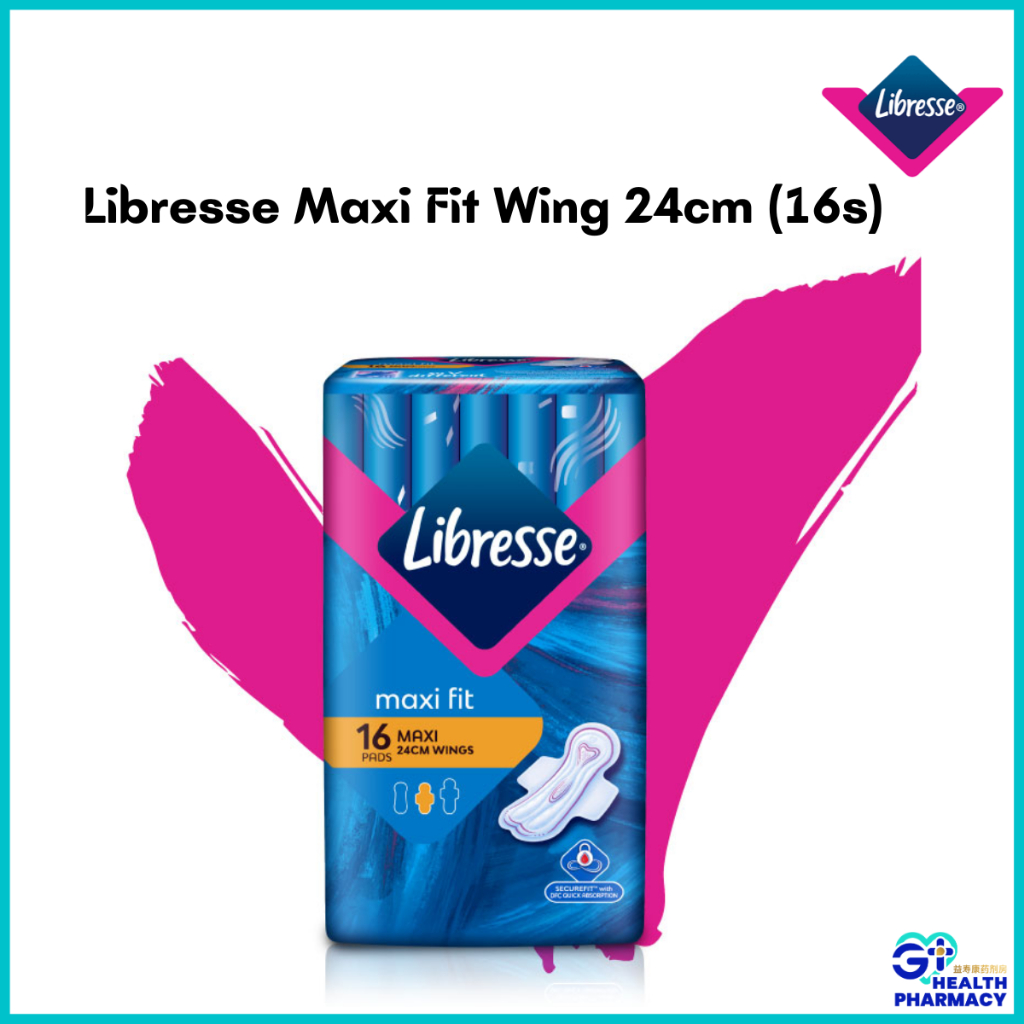 Libresse Maxi Fit Wing 24cm (16s) (sanitary pads) | Shopee Malaysia