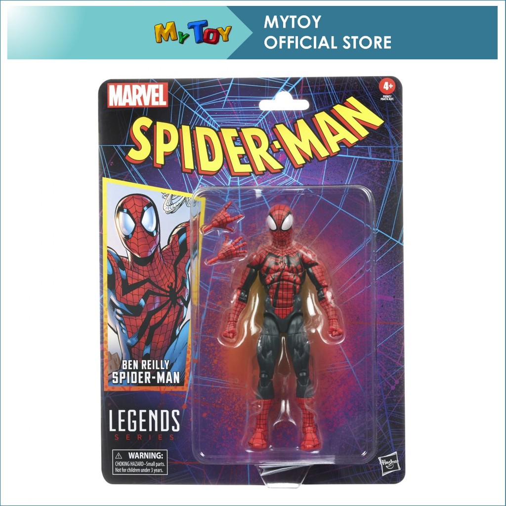 Hasbro Marvel Legends 6 Inch Retro Collection Ben Reilly Spider-Man ...