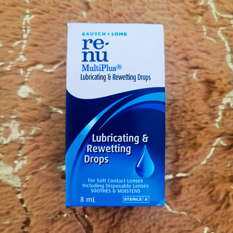 Bausch + Lomb Renu MultiPlus Lubricating & Rewetting Drops 8ml Expiry Date Ferbery 2026 | Shopee ...