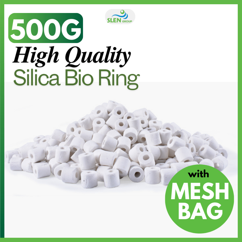 SLEN Ceramic Bio Ring Aquarium Fish Tank Filter Media 500g | Shopee ...