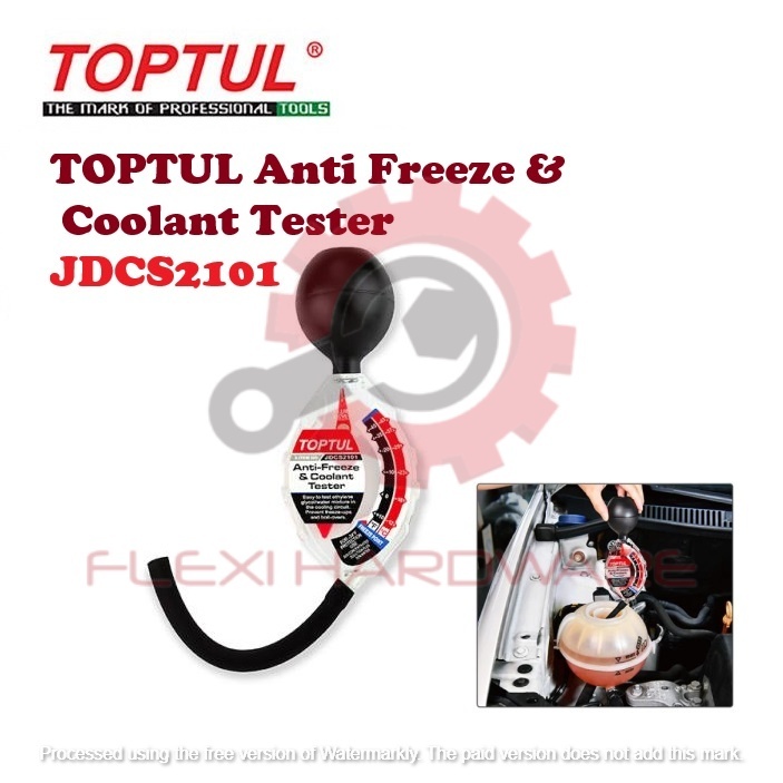 TOPTUL Anti Freeze & Coolant Tester / Heavy Duty Type Coolant Tester ...