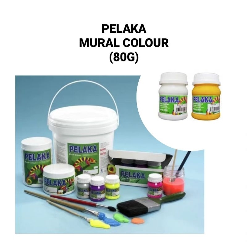 (1BOTOL) PELAKA 80G Mural Colour | Poster Colour | Wall Painting X ...