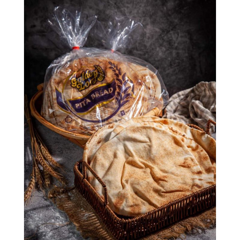 Roti Arab Pita Bread 5 pcs Fresh Daily [EXPIRY DATE IS 6DAYS] | Shopee ...