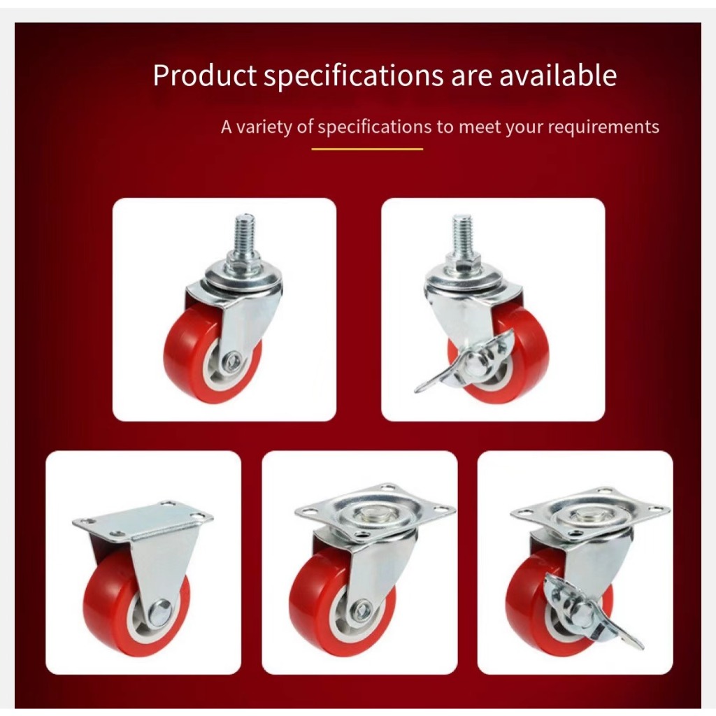 1-inch, 1.5-inch, 2-inch furniture casters,silent push casters ...