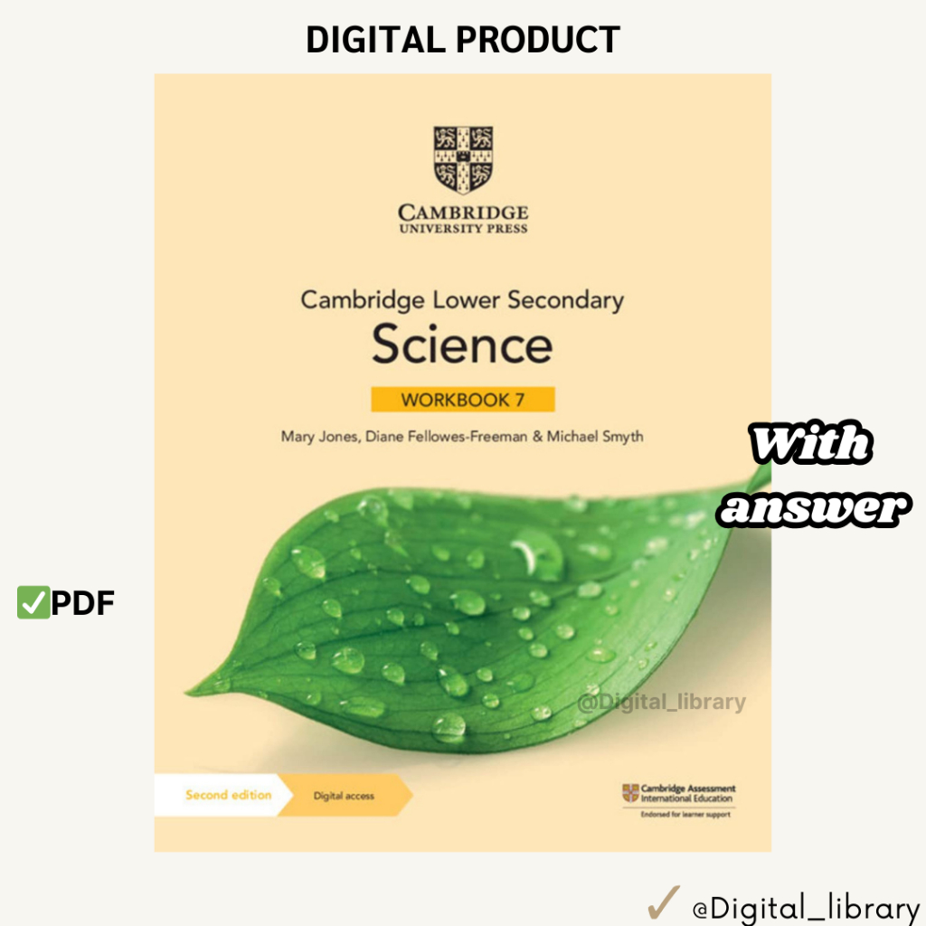 Cambridge Lower Secondary Science Workbook 7 / Answers | Shopee Malaysia
