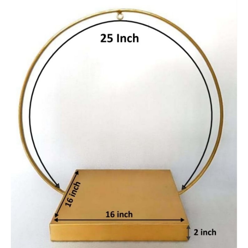 CAKE LOOP / 2IN1 CHANDELIER / CIRCLE ROUND CAKE STAND /LOOP CAKE STAND | Shopee Malaysia