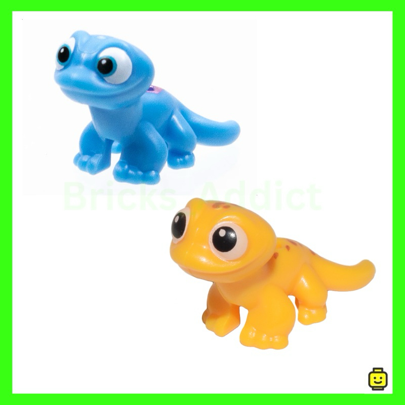 LEGO PARTS (GENUINE) 84307pb01 / 84307pb02 Animal Land, Salamander ...