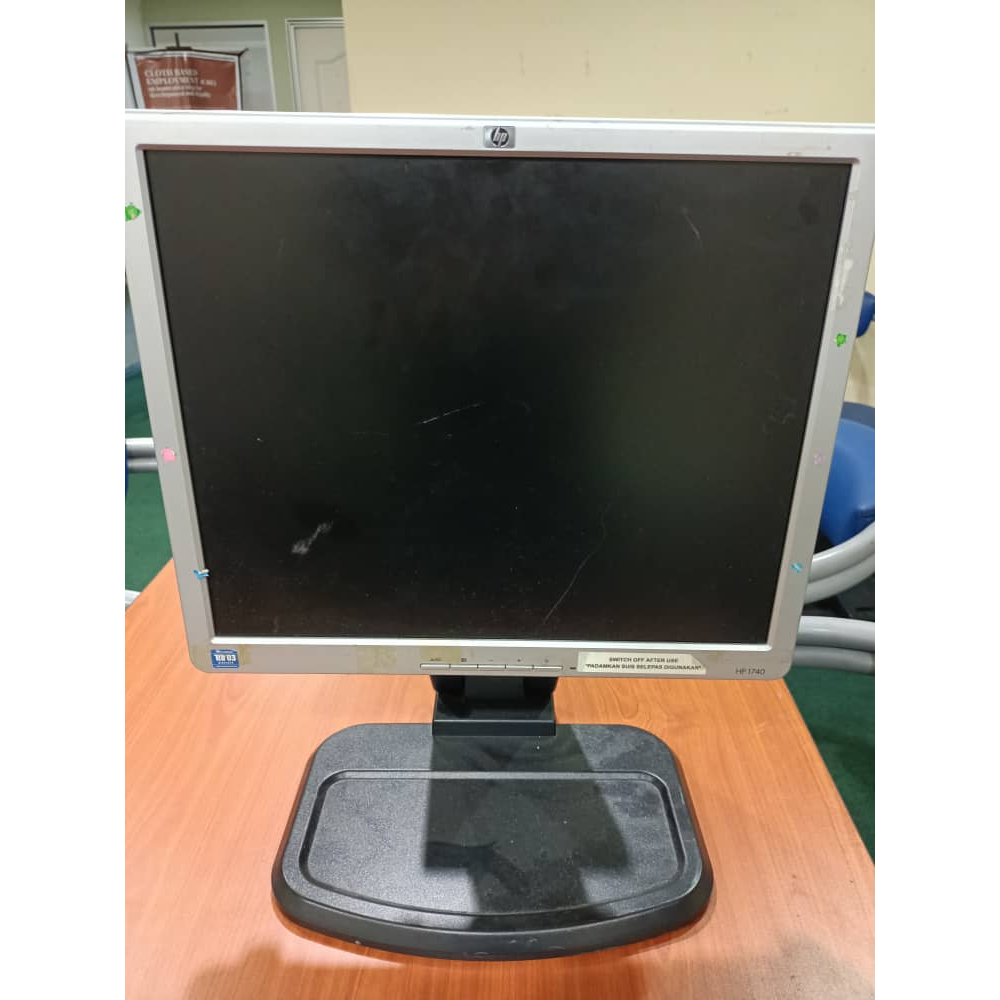 HP L1740 17" LCD Monitor with VGA, DVI to HDMI converter | Shopee Malaysia