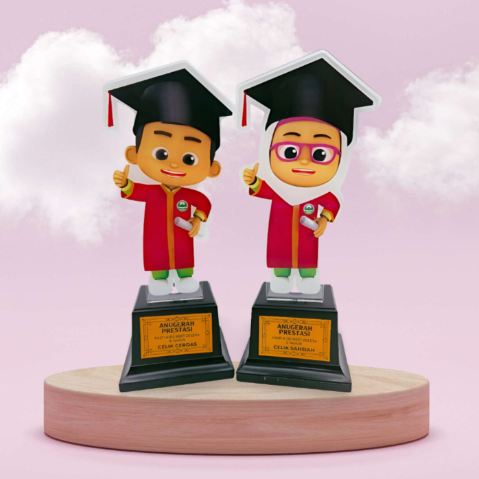 ACRYLIC TROPHY KONVOKESYEN | TROPHY ANUGERAH KECEMERLANGAN TADIKA PASTI ...