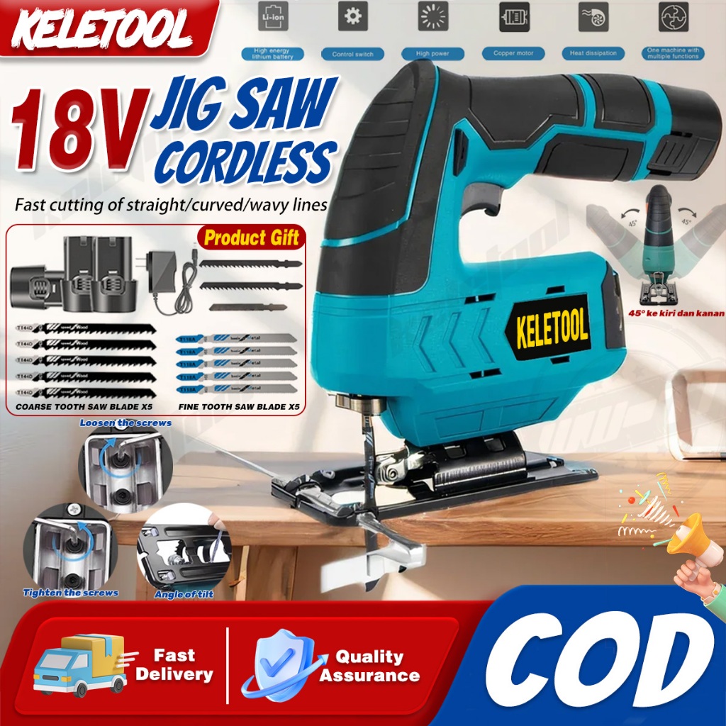 jigsaw cordless grinder machine Electric Mesin Potong Kayu High Speed ...
