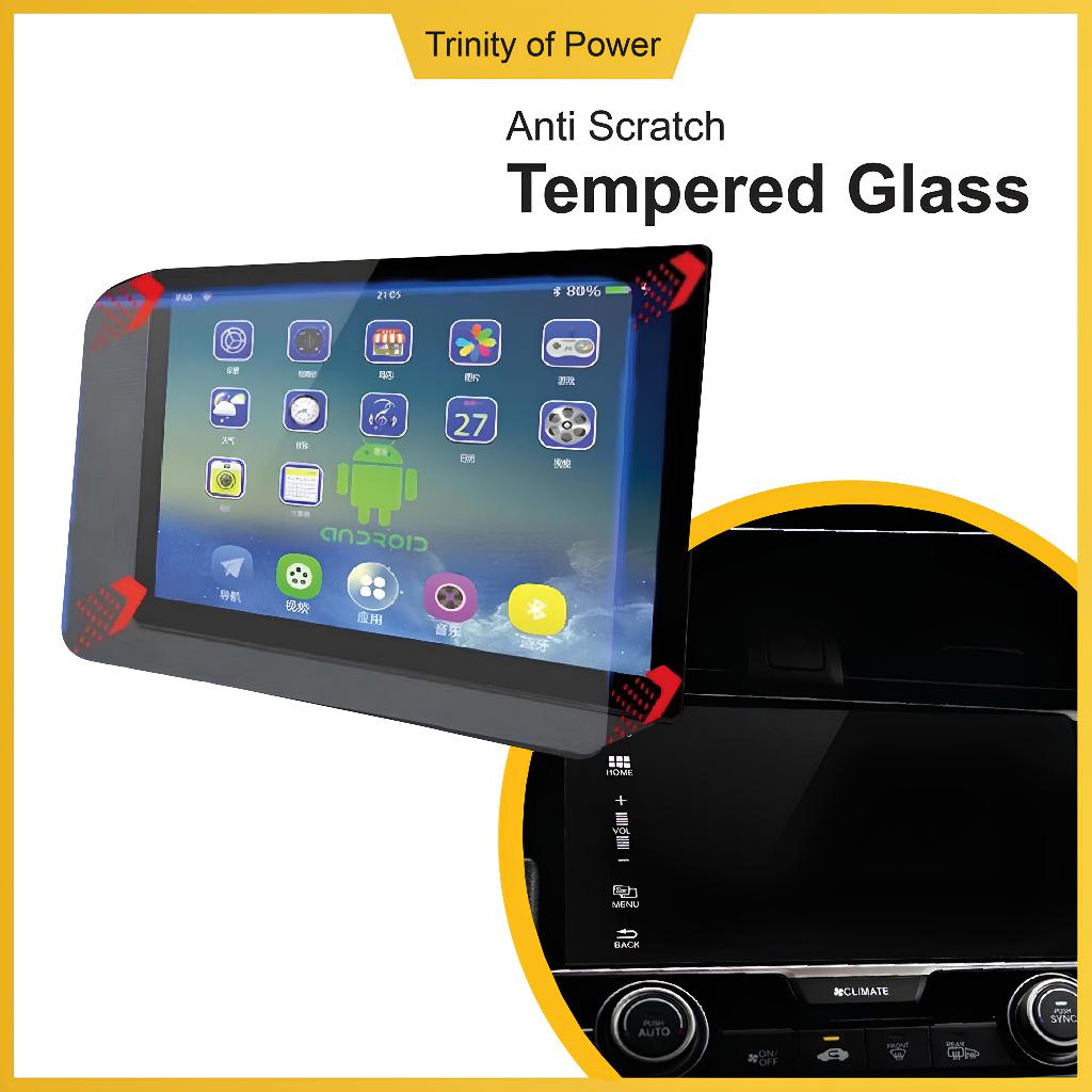 Car GPS Navigation Screen Protector Ultra Thin Anti Glare Transparent ...