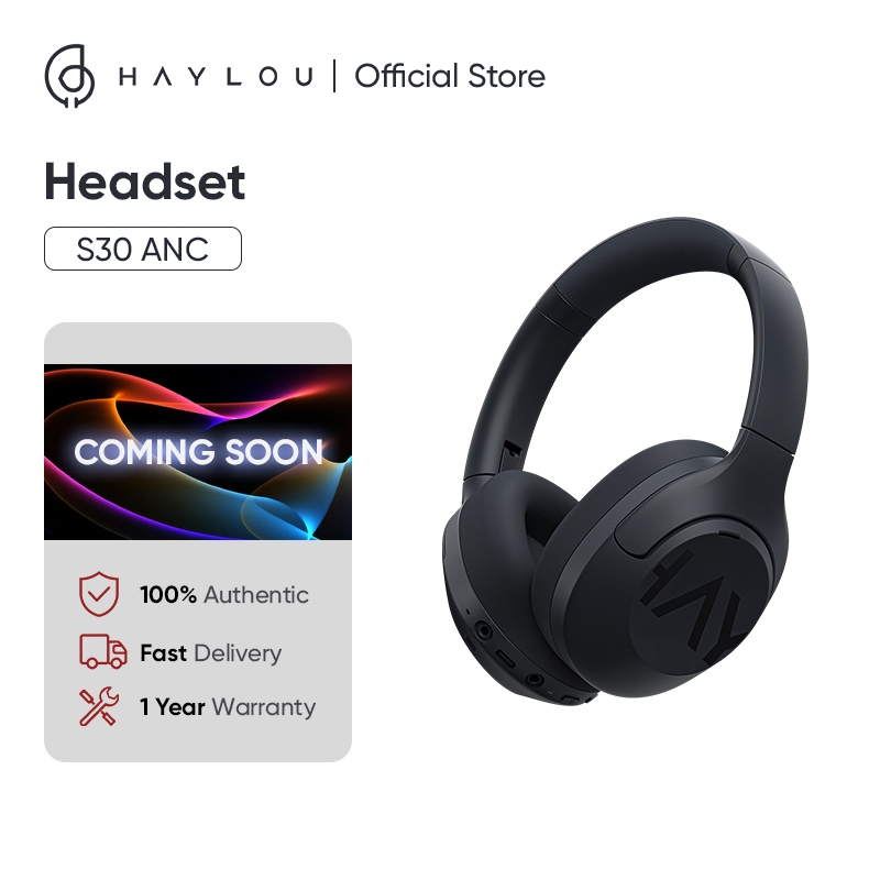 ORRO HOME Haylou S30 Over-ear ANC Headphone Noise Cancellation Headset ...
