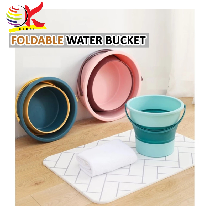 FOLDABLE BUCKET FOLDABLE PAIL COLLAPSIBLE WATER BUCKET CAR WASHING ...