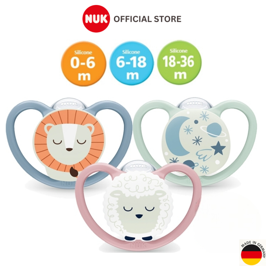 NUK Silicone Soother Space Night (1 Pc/Box) | Shopee Malaysia
