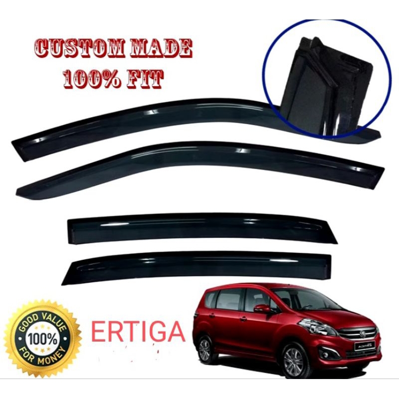 PROTON ERTIGA 4 INCH DOOR VISOR | Shopee Malaysia