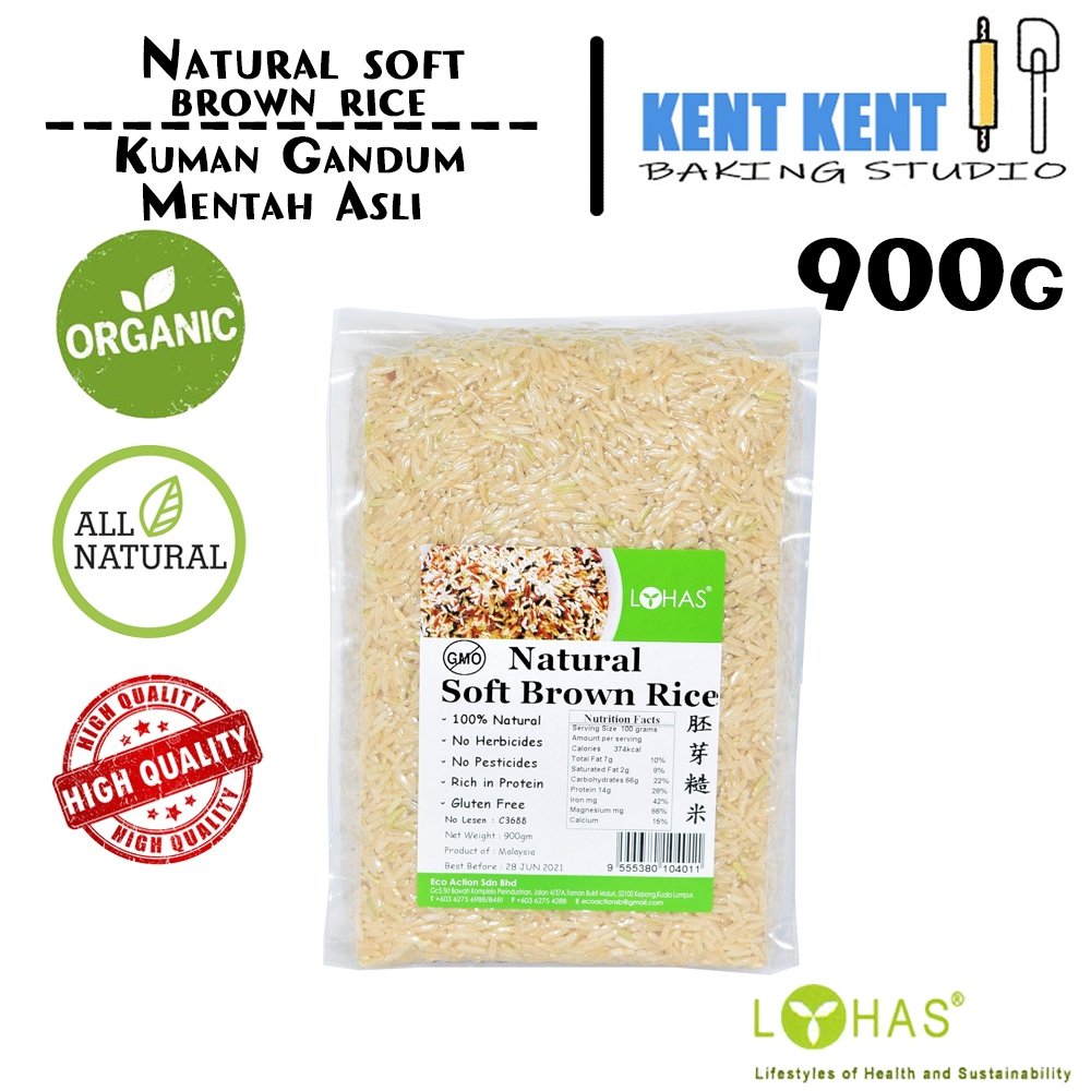 Lohas Natural soft brown rice / Beras perang lembut semulajadi 900G ...