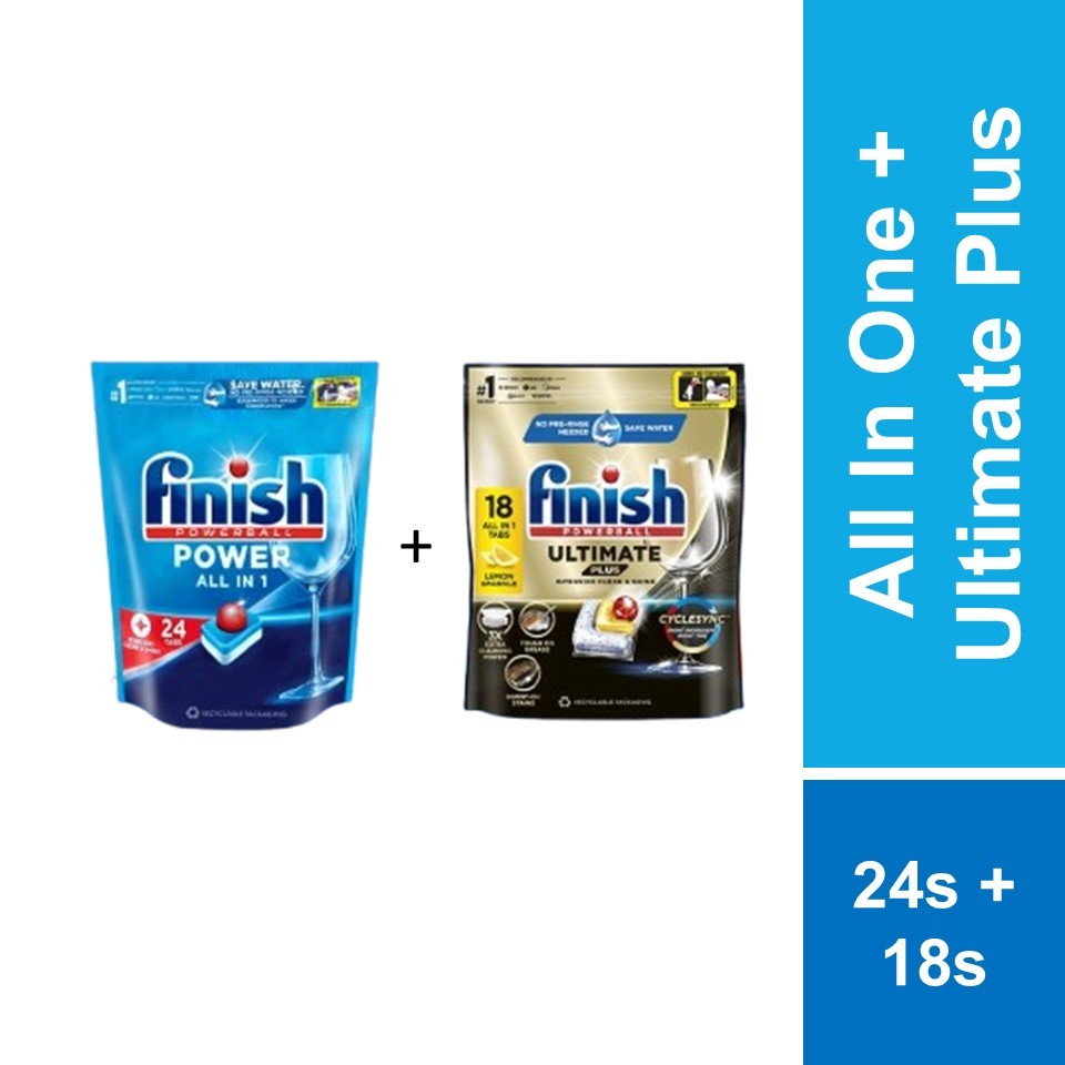 [B1F1] Finish All In One Dishwasher Cleaning Tabs 24s FREE Finish ...