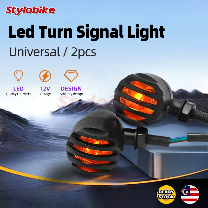 4pcs Motorcycle LED Turn Lights Motorbike Headlights Turn Signal Lights ...