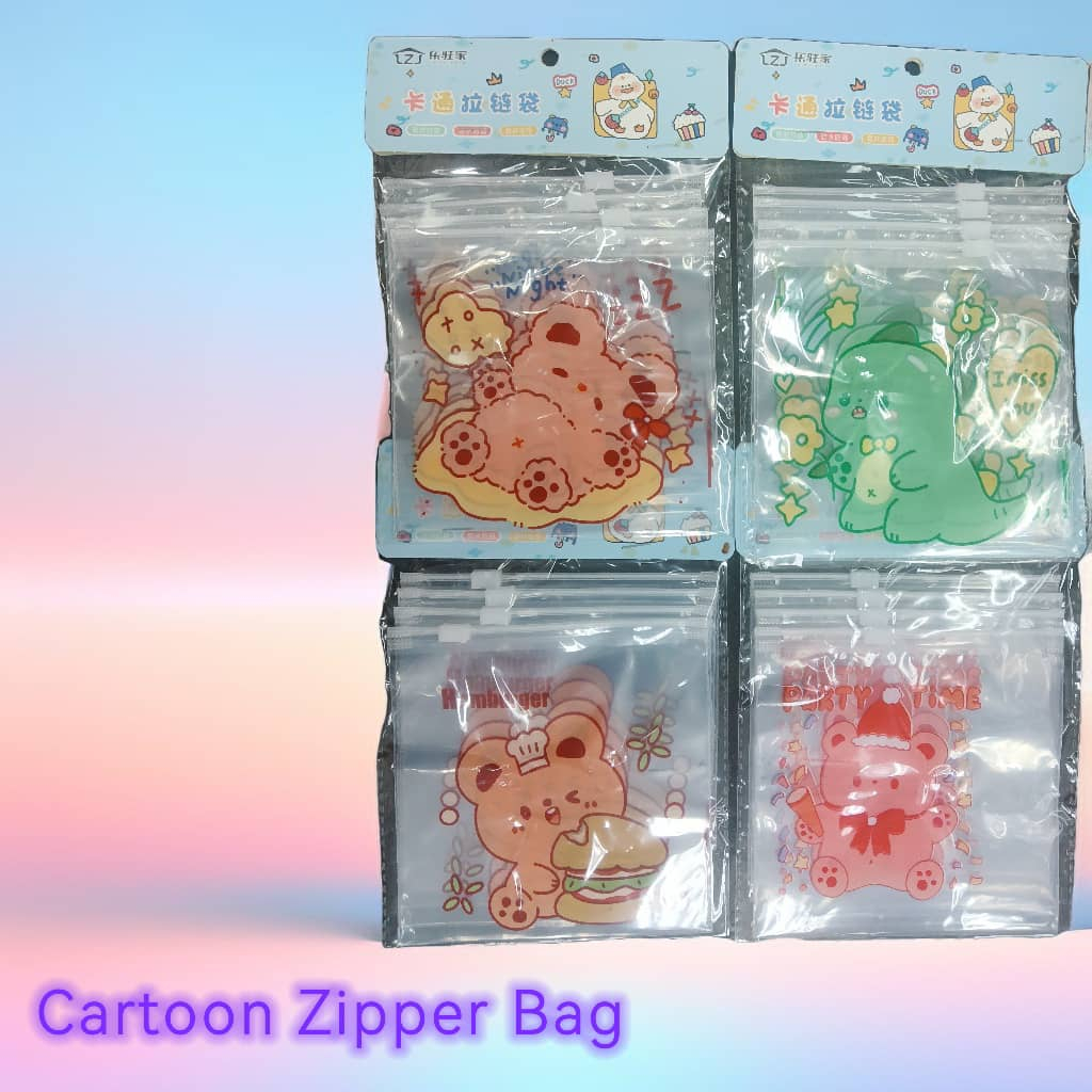 Cartoon Zipper Bag (13.5x13.5cm) | Shopee Malaysia