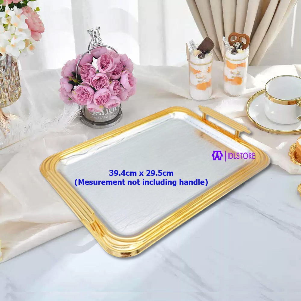 Dulang Hantaran Keemasan Dulang Hidangan Majlis Perkahwinan Rectangle ...