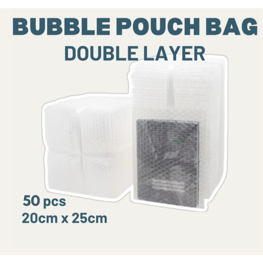 Bubble Wrap Bags Bulk, Double Wall Bubble Cushion Wrap Pouches, Clear ...